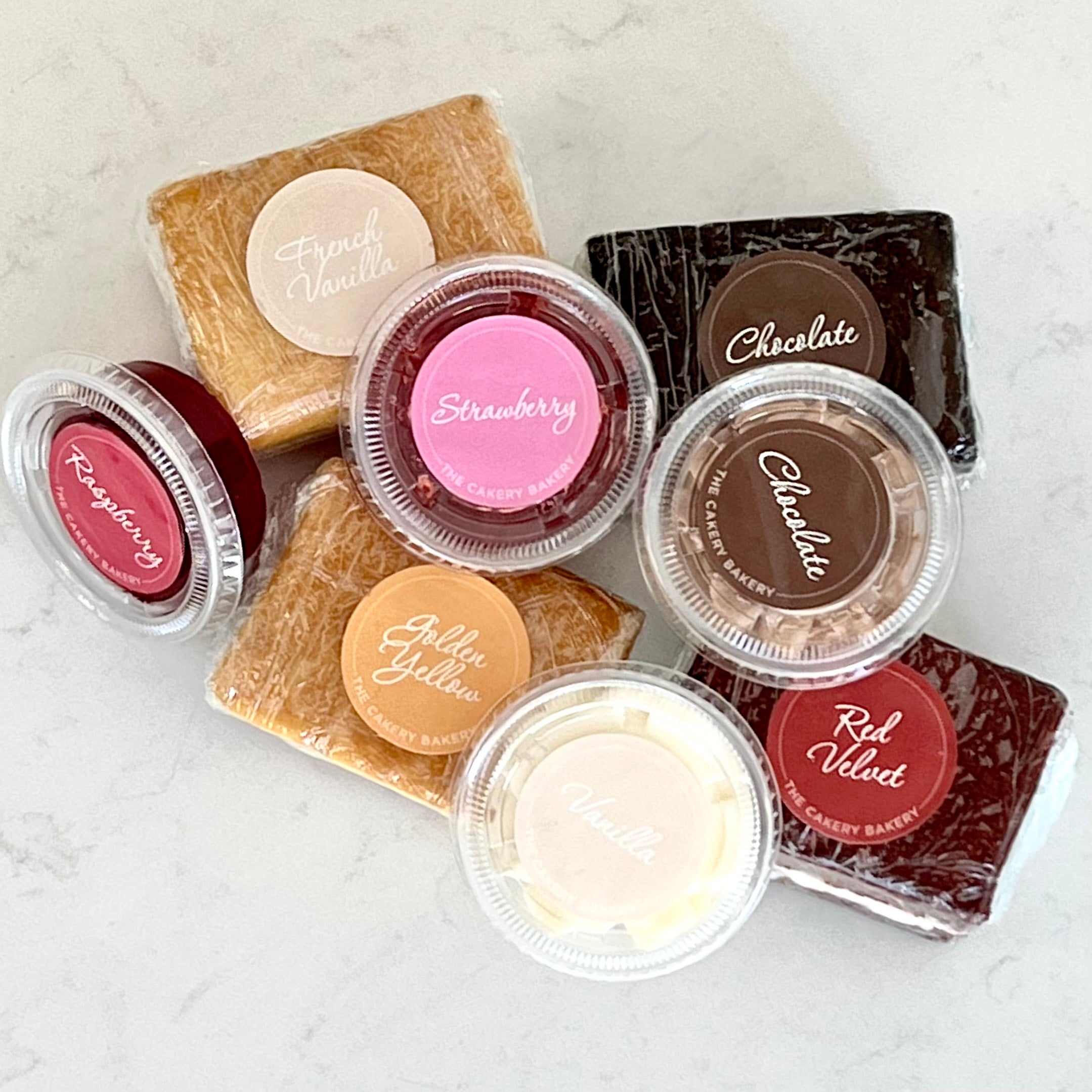 To Go Wedding Tasting Box - Favorite Flavors | The Cakery Bakery